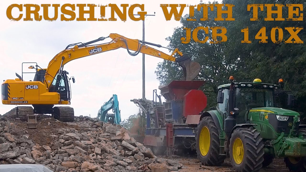Crushing with the JCB 140X – GRASSMEN