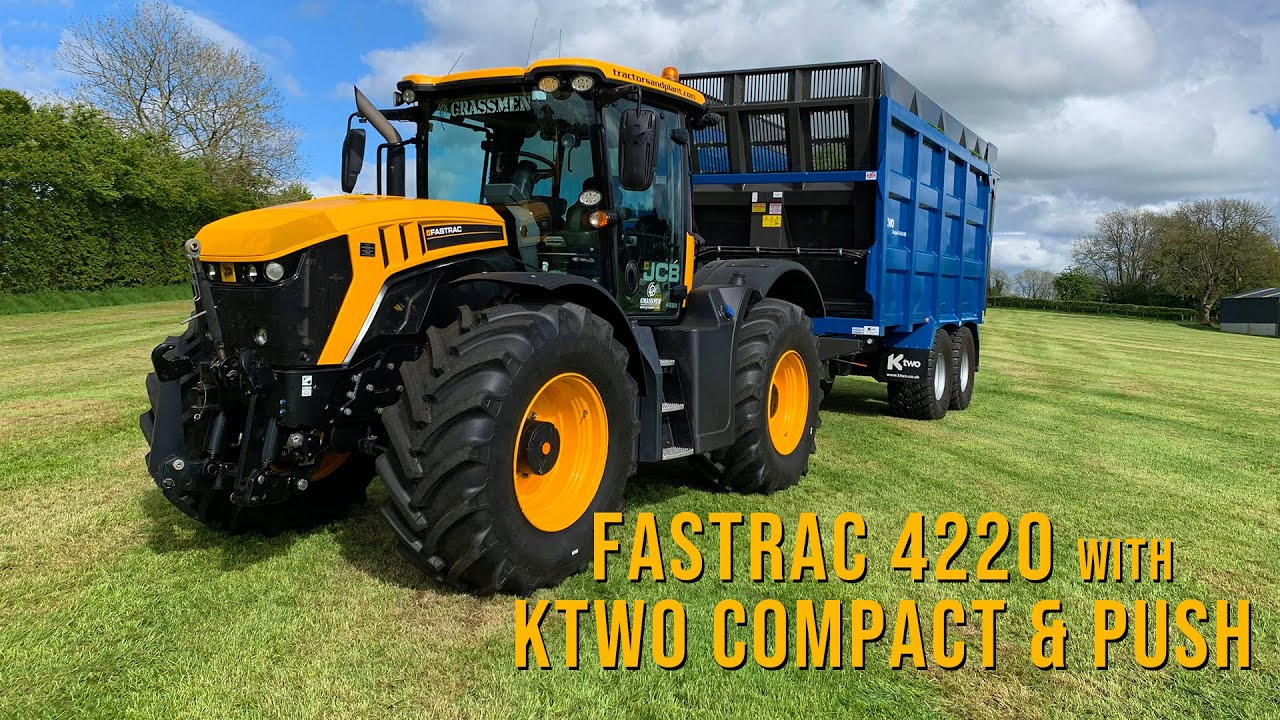 Demoing The Fastrac 4220 and Ktwo Compact & Push Trailer at R. Irwin L ...