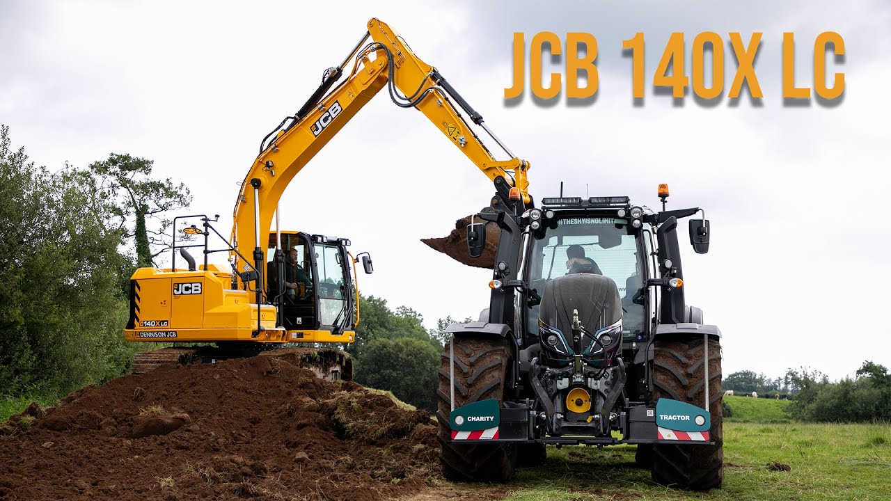 Donkey Gets A Day Out In the JCB 140X LC! – GRASSMEN