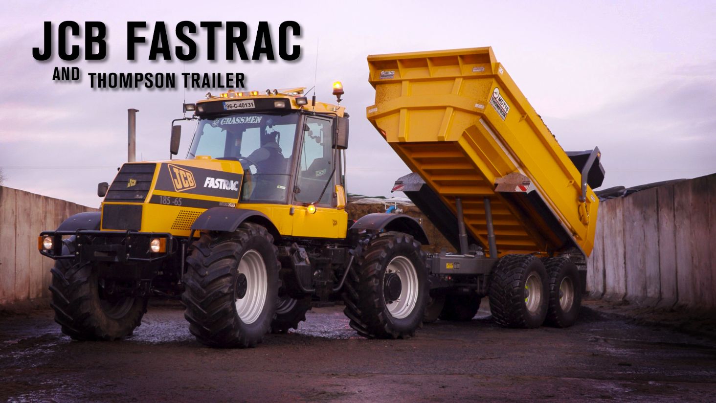 Gary Tests the Fastrac with the New Thompson Dump Trailer – GRASSMEN