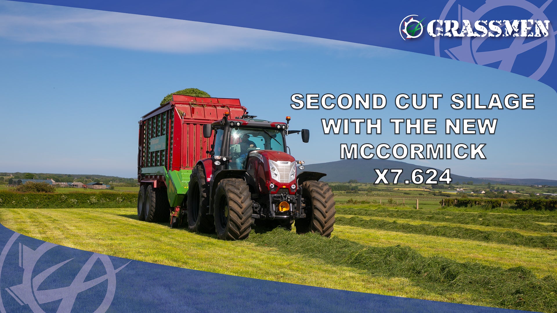 Second cut silage with the New McCormick X7.624 – GRASSMEN