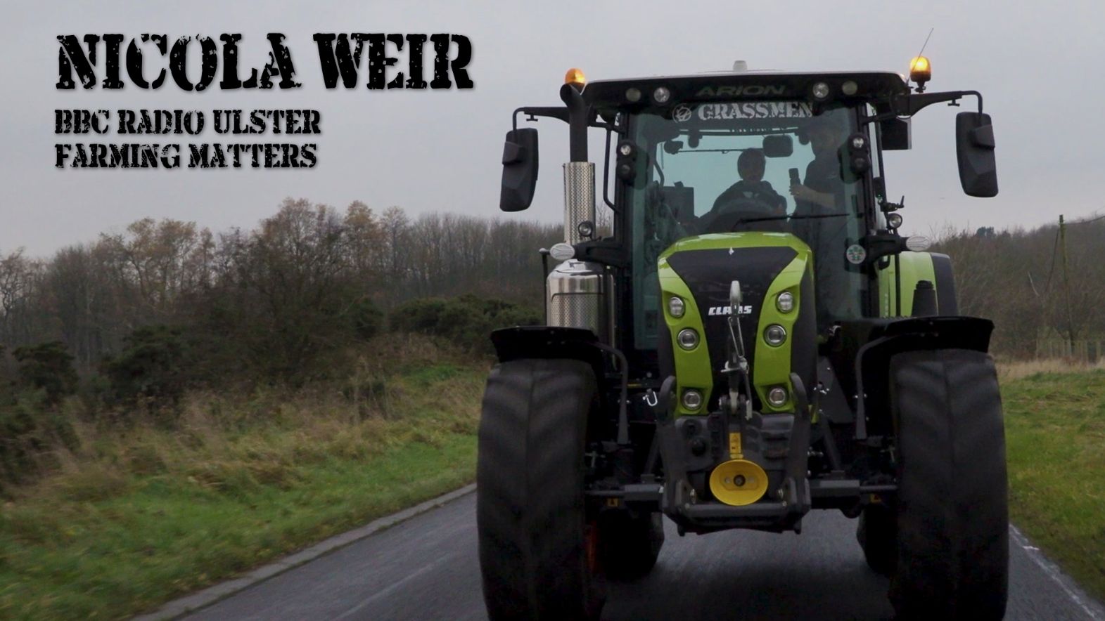 BBC Radio Ulster's Nicola Weir Gets A Driving Lesson From Donkey – Grassmen