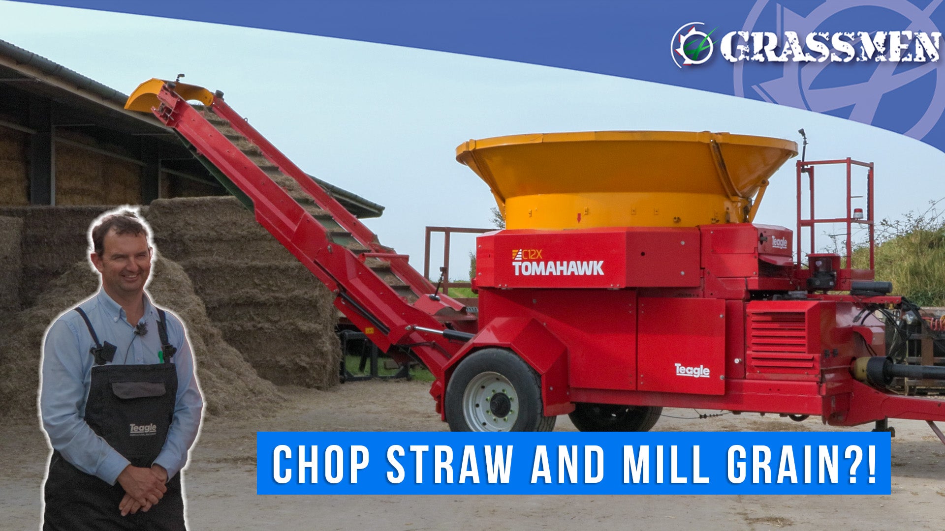 Chop Straw AND Mill Grains with Teagle's Tomahawk C120 – GRASSMEN